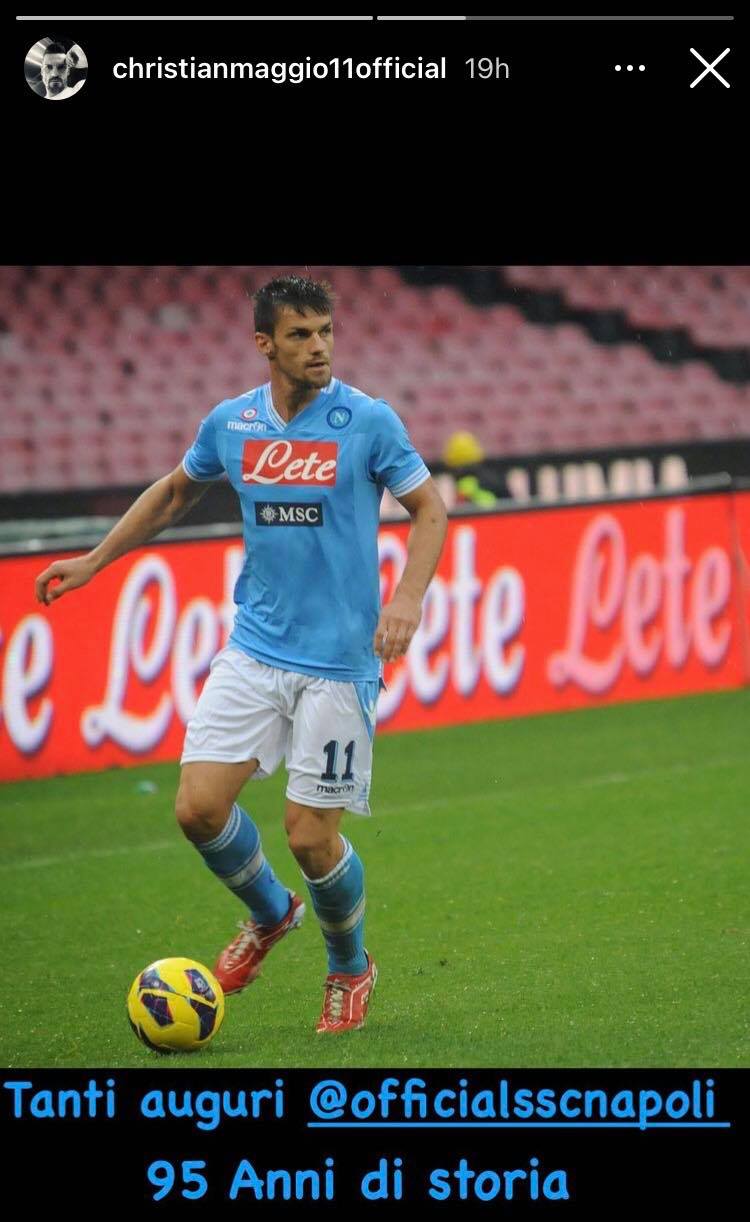 Gli auguri di Christian Maggio al Napoli. Dove si sta allenando il ...