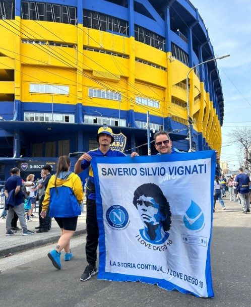 Vignati a La Bombonera: "La storia continua in nome di Maradona" (FOTO ...