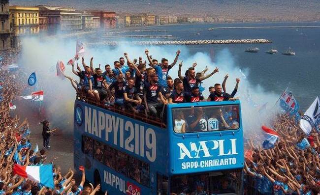 Napoli, festa Scudetto in diretta in chiaro. Orario e canale televisivo - AreaNapoli.it