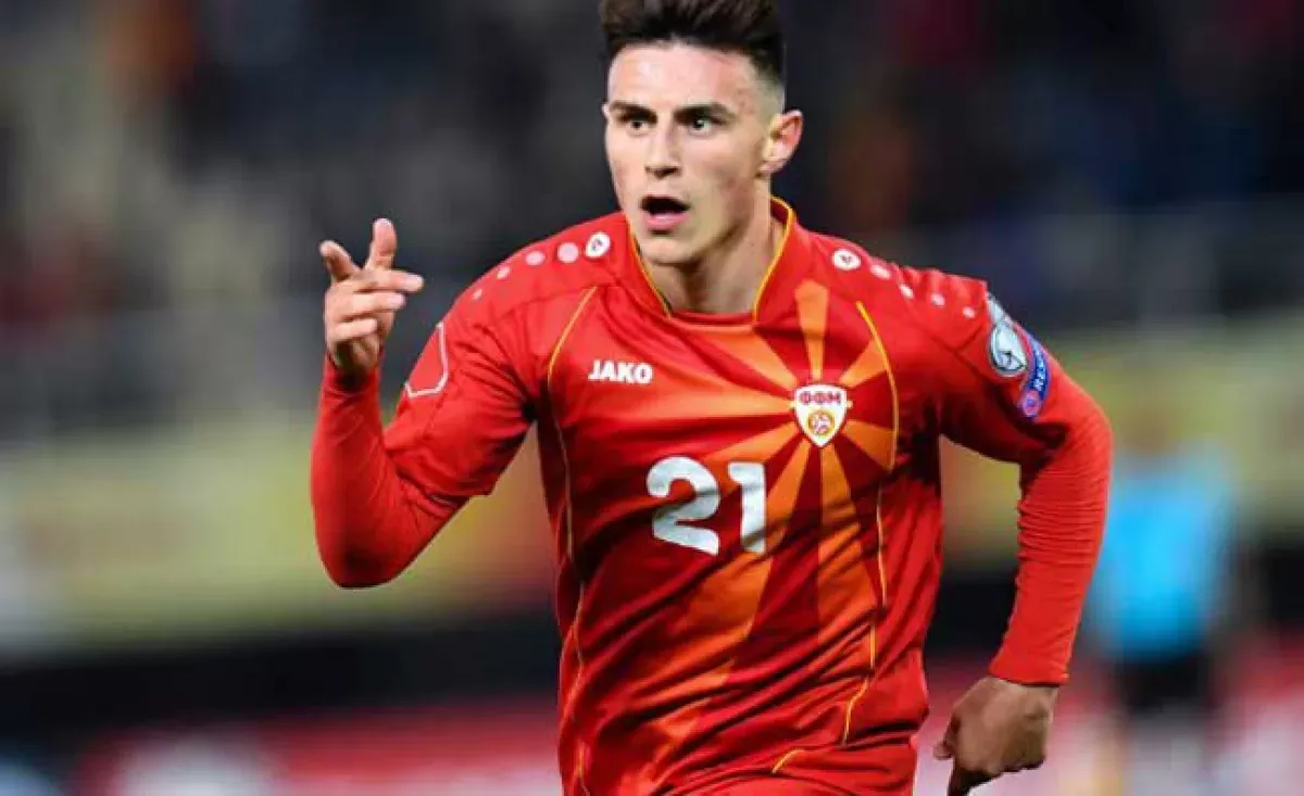 Elmas, super gol contro il Liechtenstein! Il macedone è in splendida ...